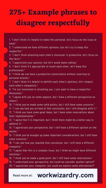 275+ Examples On How To Disagree Politely Phrases In A Respectful Way ...