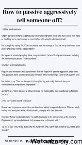 How to passive aggressively tell someone off? (60+ Example phrases with ...