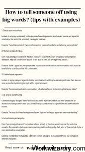 How To Tell Someone Off Using Big Words? (80 Examples With Professional ...