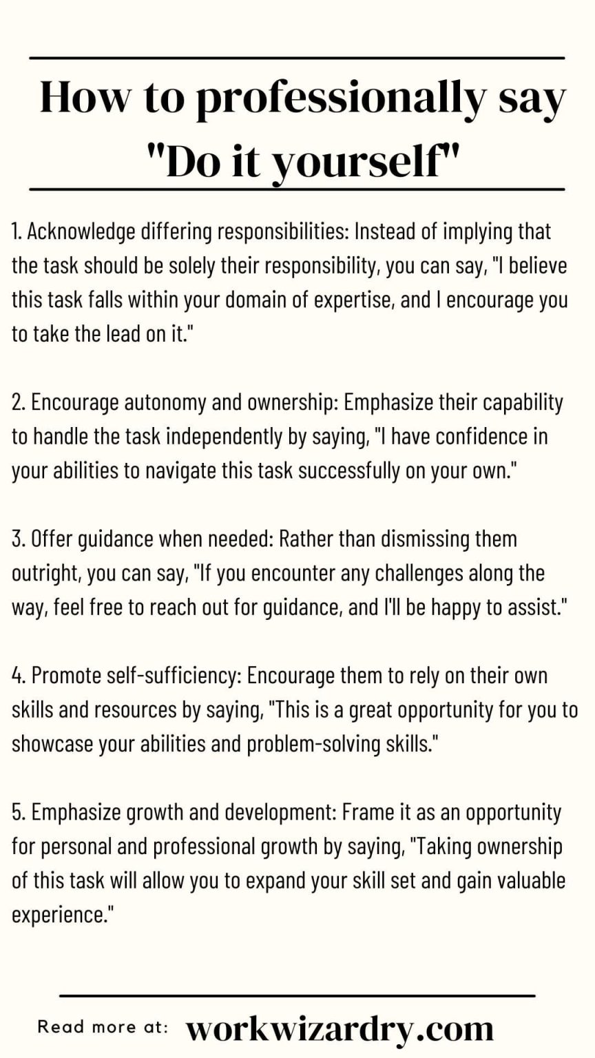 Professional Ways To Say Do Your Job: 100 Examples And Tips - Work Wizardry