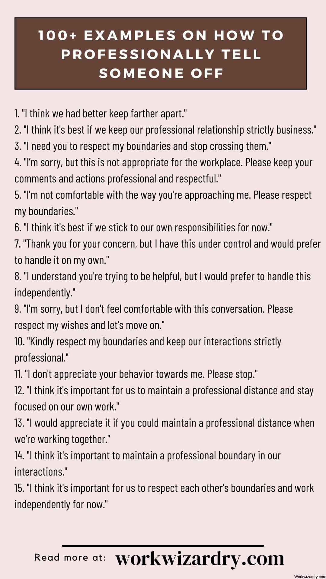 How to tell someone off in a professional way? (125 Example phrases for ...