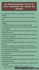 How To Tell Someone Off Using Big Words? (80 Examples With Professional ...