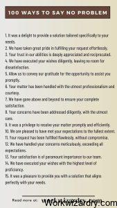 What to say instead of no problem? 100 synonyms and example phrases to ...