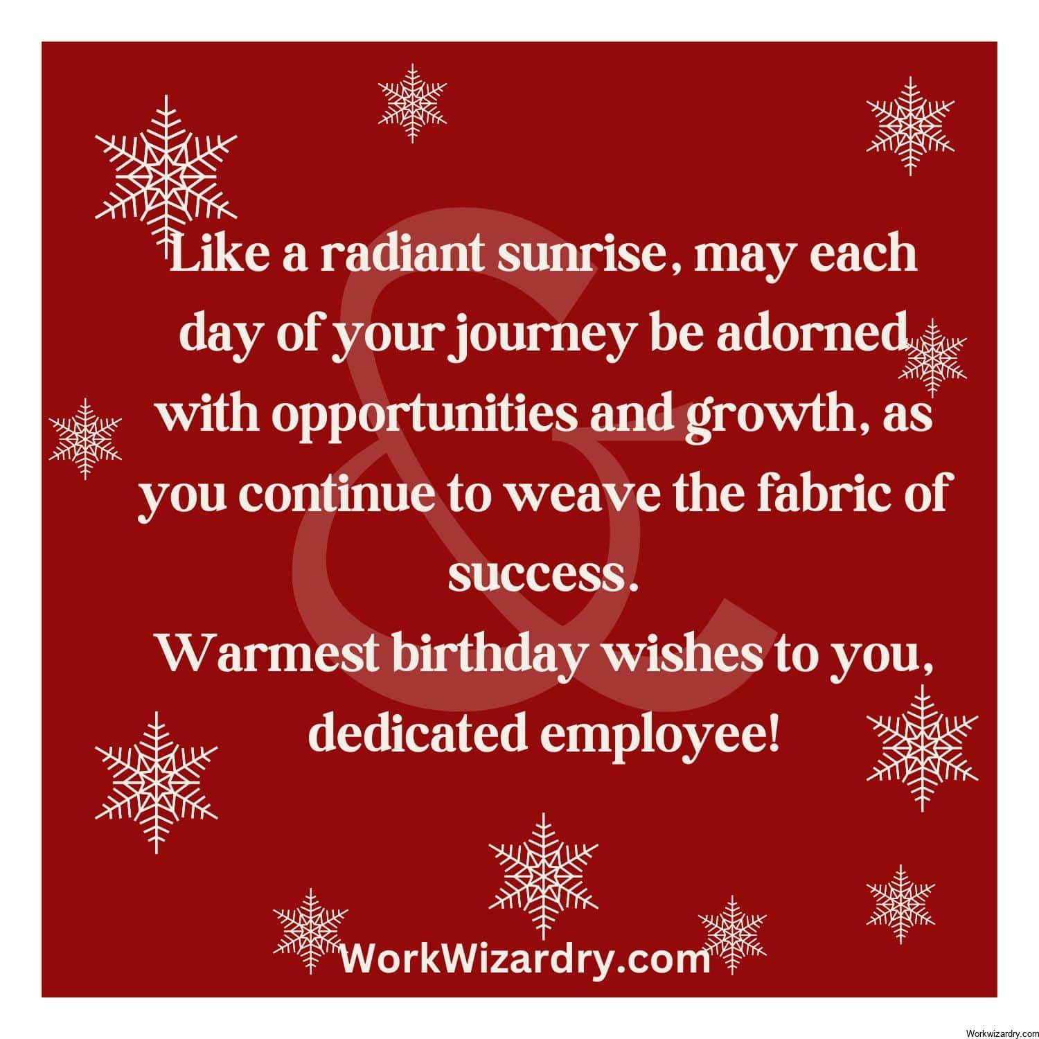 250+ Birthday Wishes For Employee (Your ultimate list for 2023) - Work ...