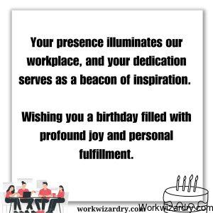 150+ Employee Birthday Messages from Boss, Company, HR and Colleagues ...