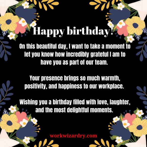 150+ Employee Birthday Messages From Boss, Company, HR And Colleagues ...