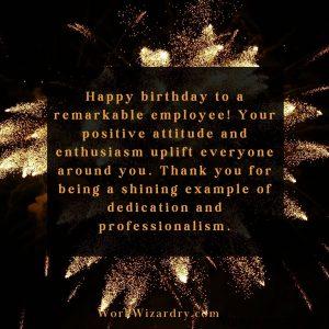 250+ Birthday Wishes For Employee (Your ultimate list for 2023) - Work ...