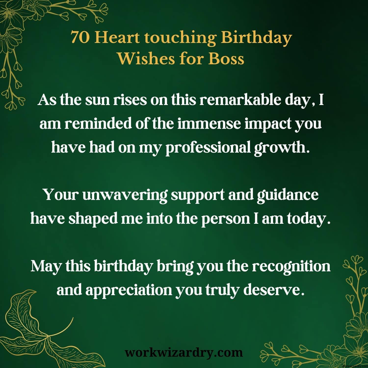 70 Heart touching birthday wishes for colleague, Boss, coworker ...