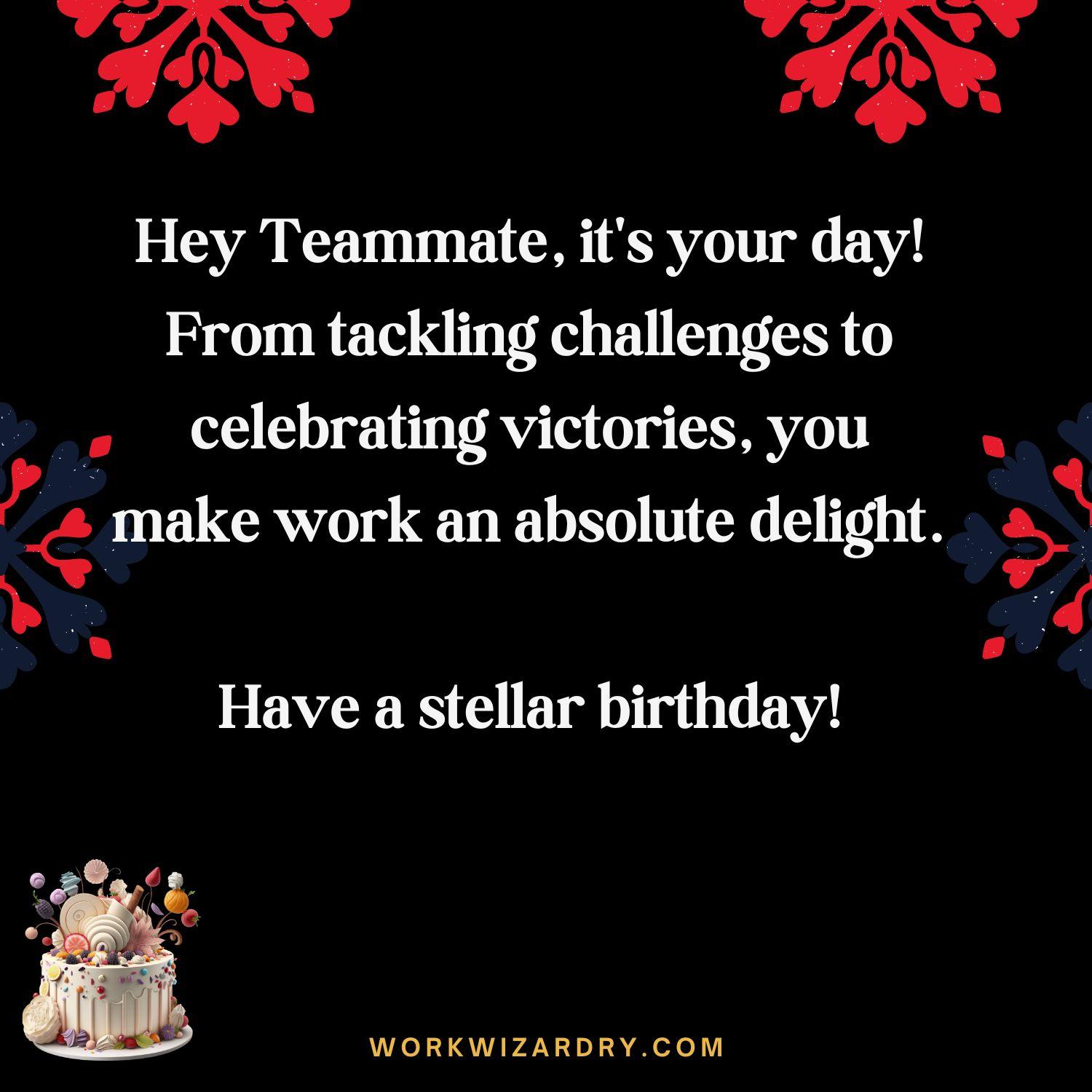 50 Simple Birthday Wishes For Coworker - Work Wizardry