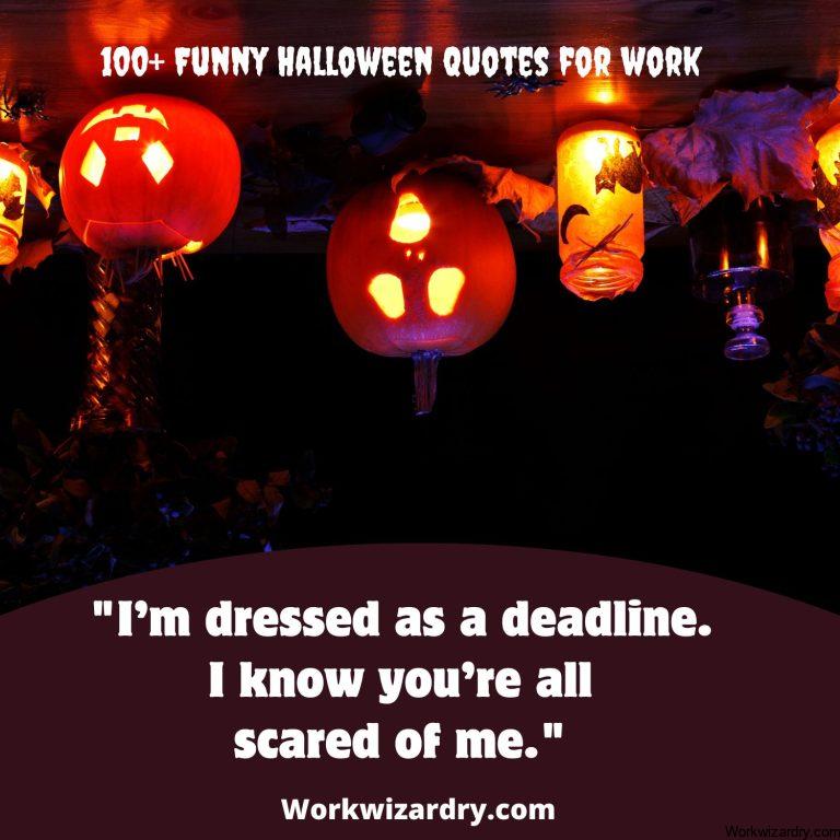 100+ Epic Halloween quotes for work to get you in the team spirit ...