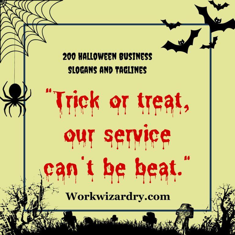 200 Halloween Business Slogans, Taglines and Marketing Captions to Set ...