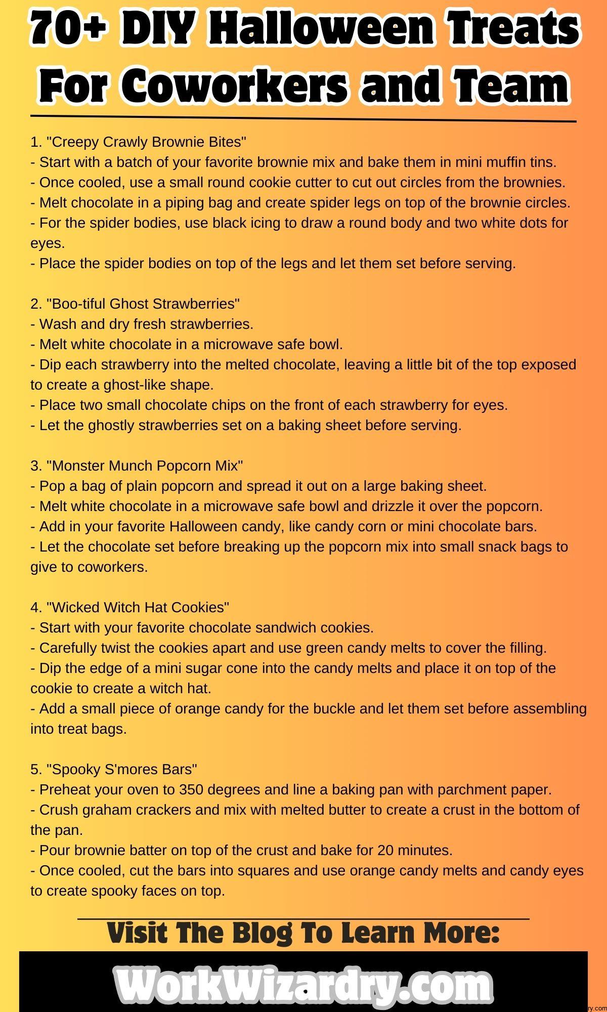 75 Halloween Treats For Office Staff: Ideas And Gifts 2024 - Work Wizardry