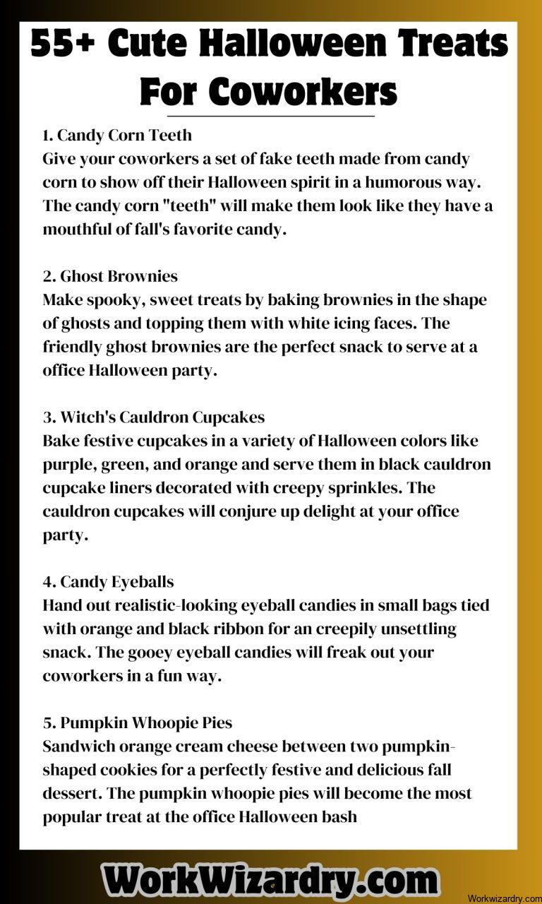 75 Halloween Treats For Office Staff: Ideas And Gifts 2024 - Work Wizardry
