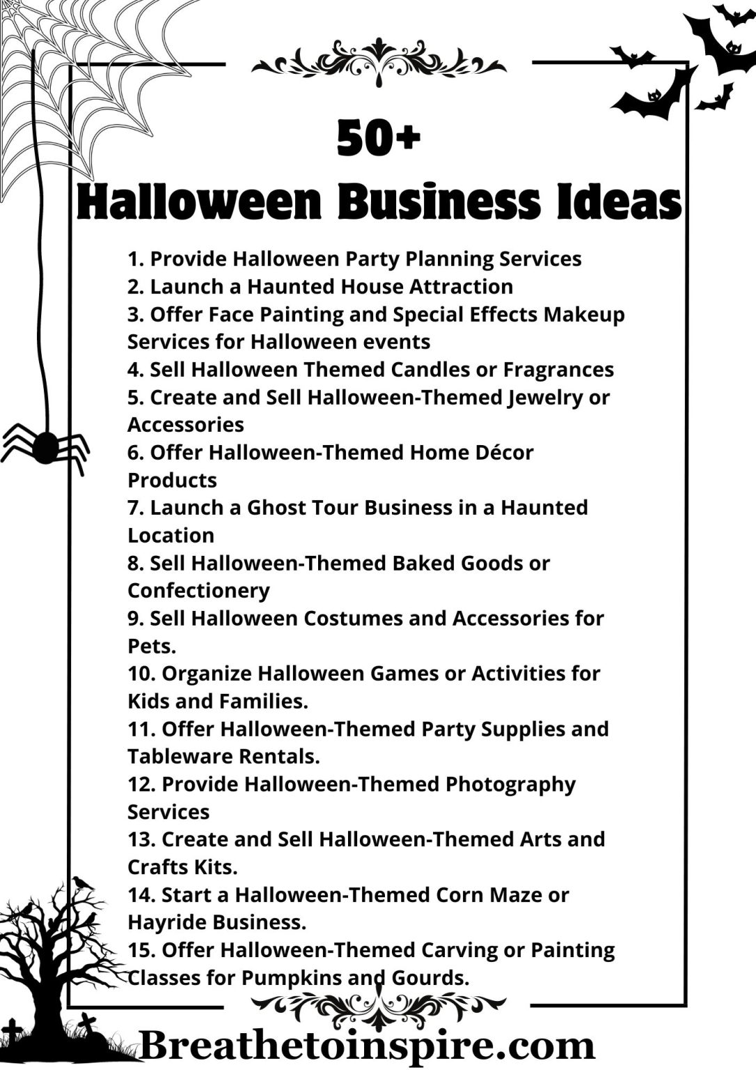 100+ Highly Profitable Halloween Business Ideas (Online And Offline ...