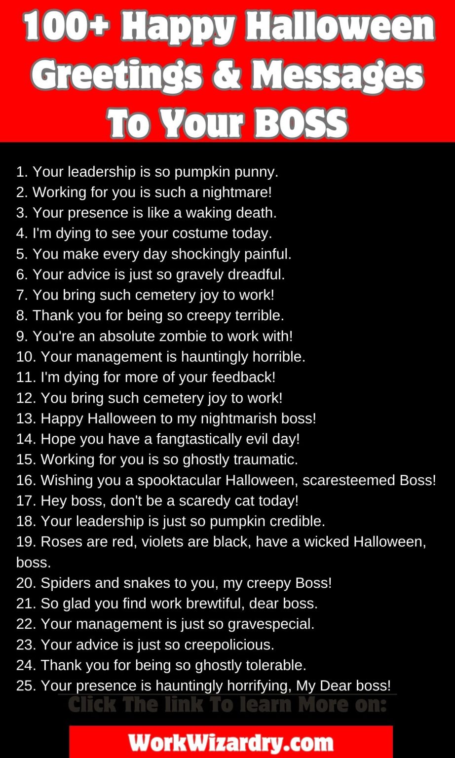 200+ Halloween Greetings, Wishes, And Messages For Workplace Coworkers ...