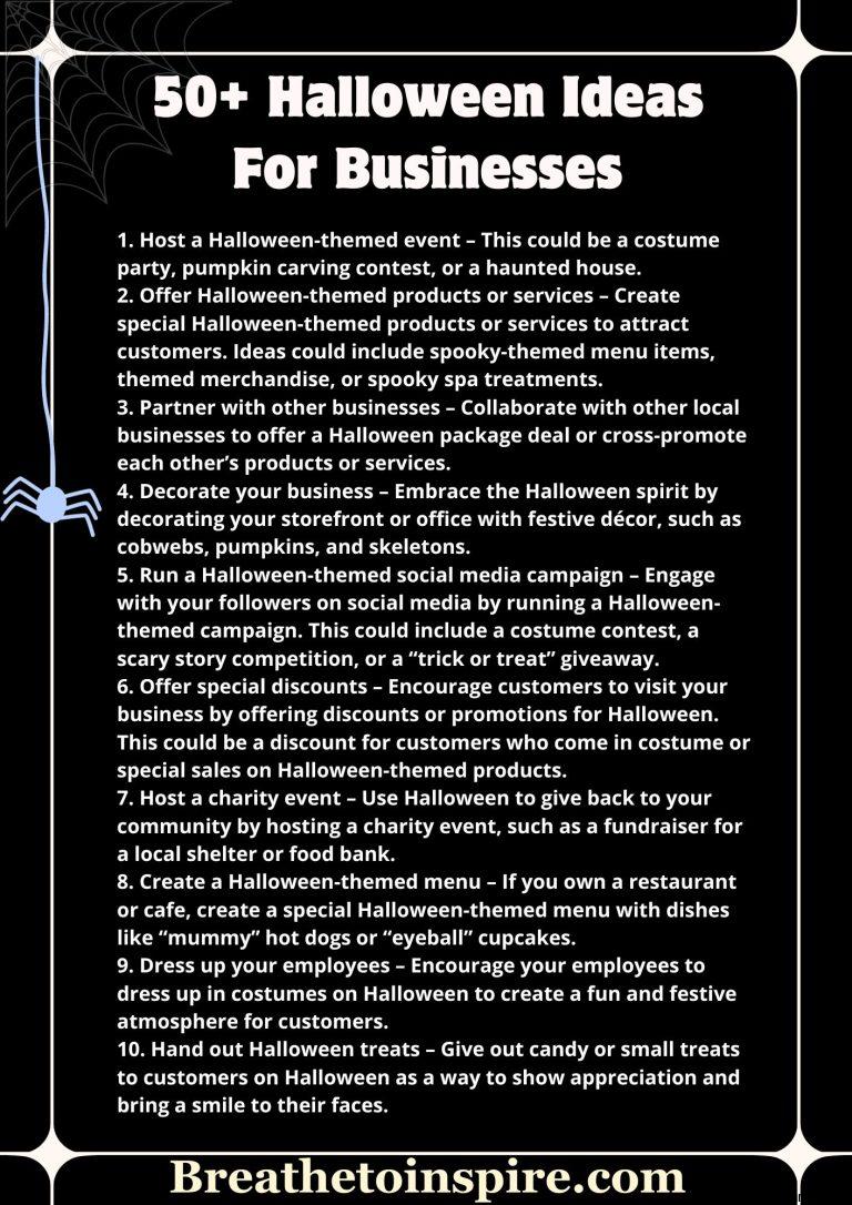 100+ Highly Profitable Halloween Business Ideas (Online And Offline ...