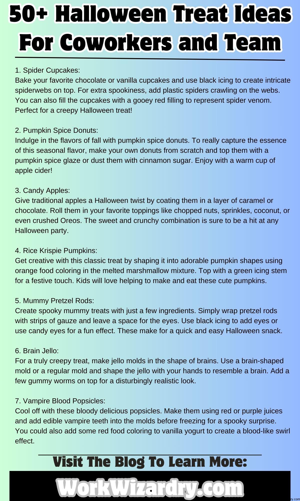 75 Halloween treats for coworkers (ideas and gifts - 2023) - Work Wizardry