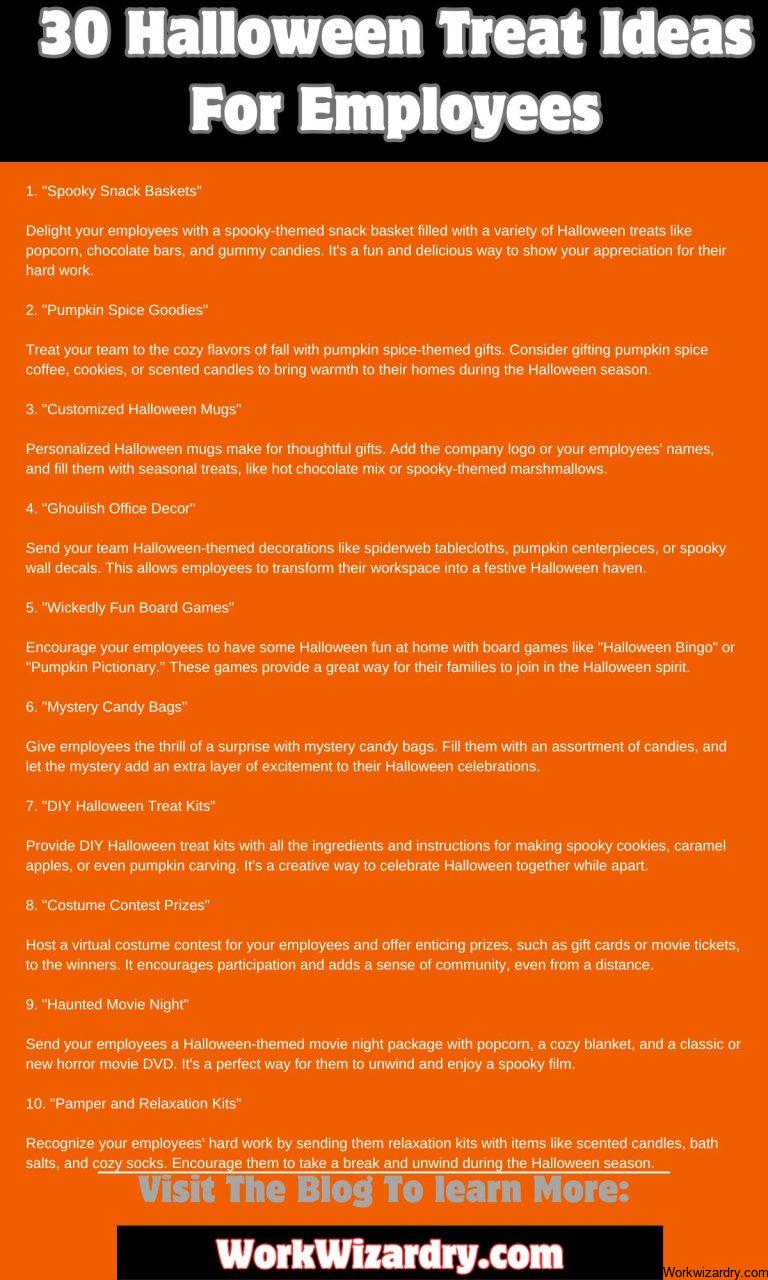 30 Halloween Treats For Employees (Gift Ideas - 2024 Edition) - Work ...