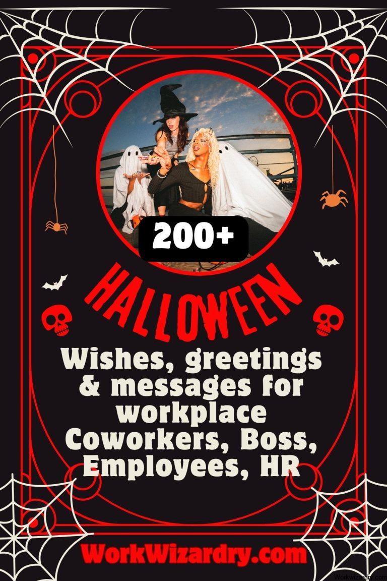 200+ Halloween greetings, wishes, and messages for workplace coworkers ...