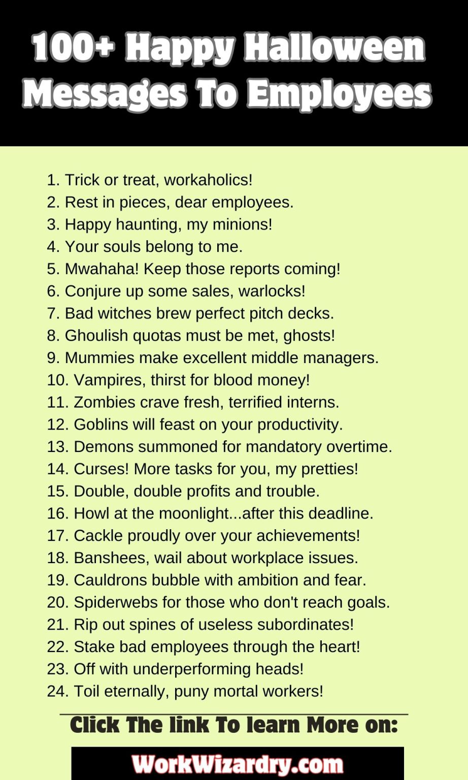 200+ Halloween greetings, wishes, and messages for workplace coworkers ...
