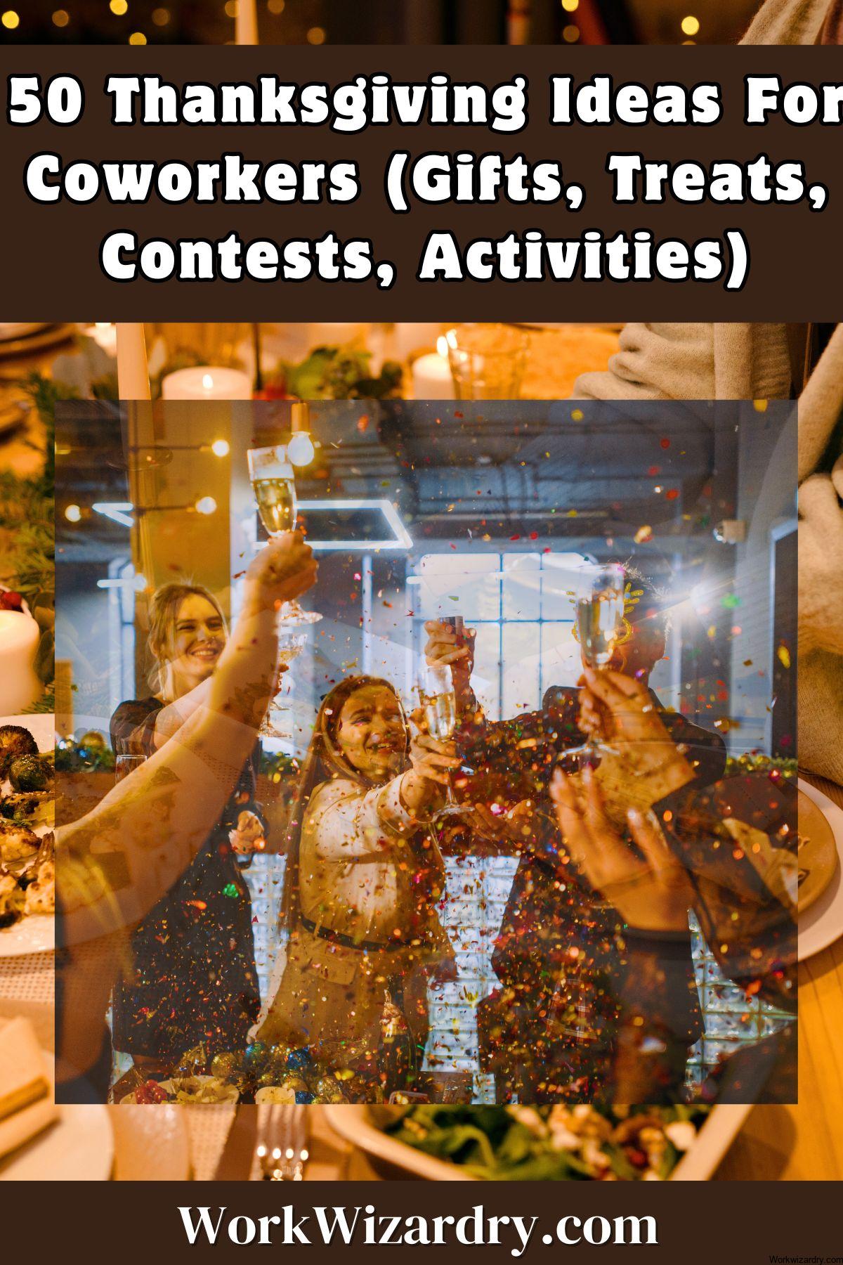 40 Thoughtful Thanksgiving ideas for coworkers or team (Gift ideas ...