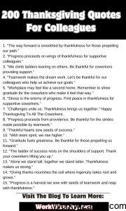 200 Fun Thanksgiving Quotes For Coworkers that Inspire and bring ...