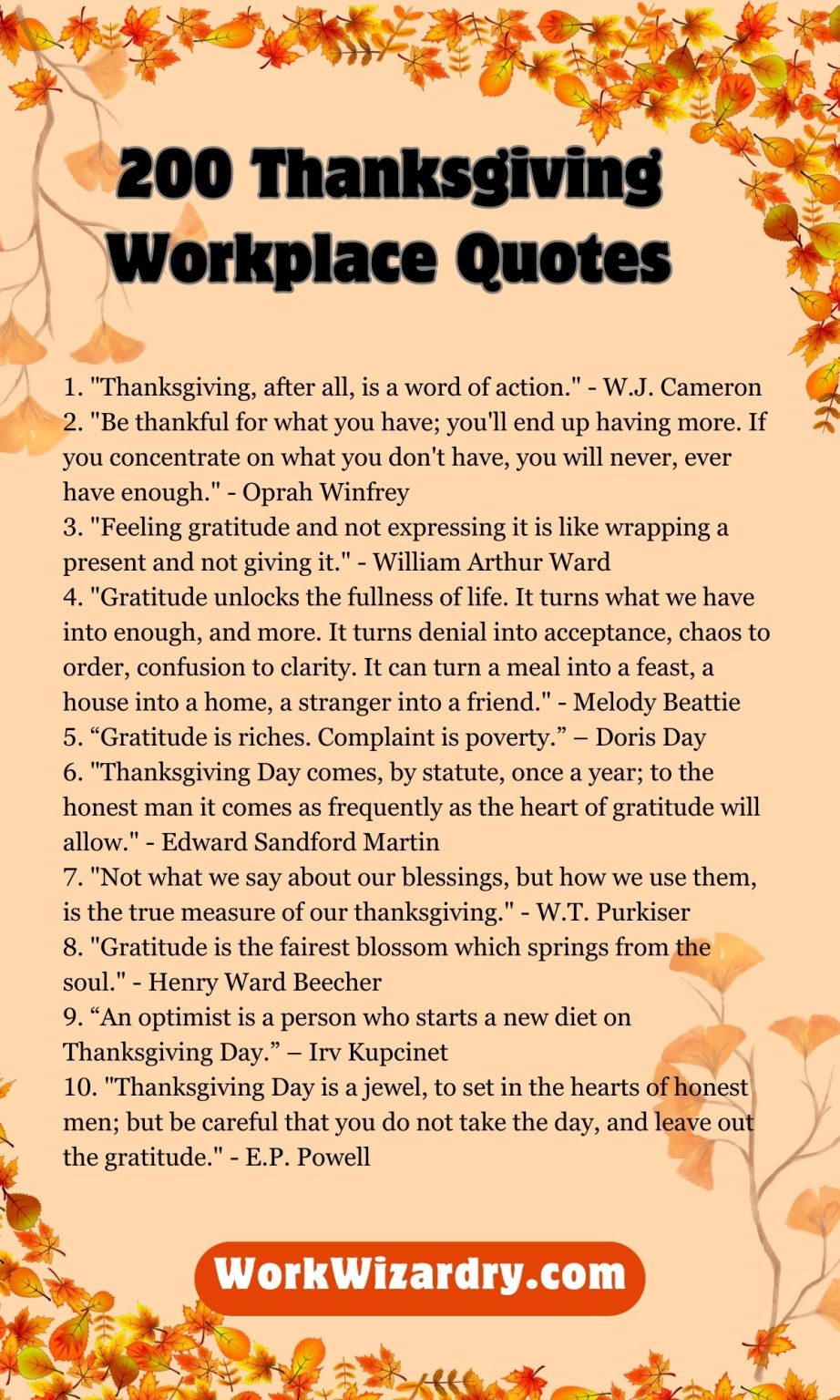 160+ Thanksgiving Quotes For Work To Fuel Your Workplace Gratitude ...