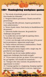 80 Inspirational Thanksgiving Work Quotes To Elevate Your Team's Spirit ...