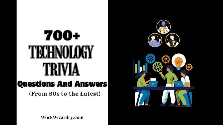 700+ Technology Trivia Questions And Answers To Test Your Coworkers ...