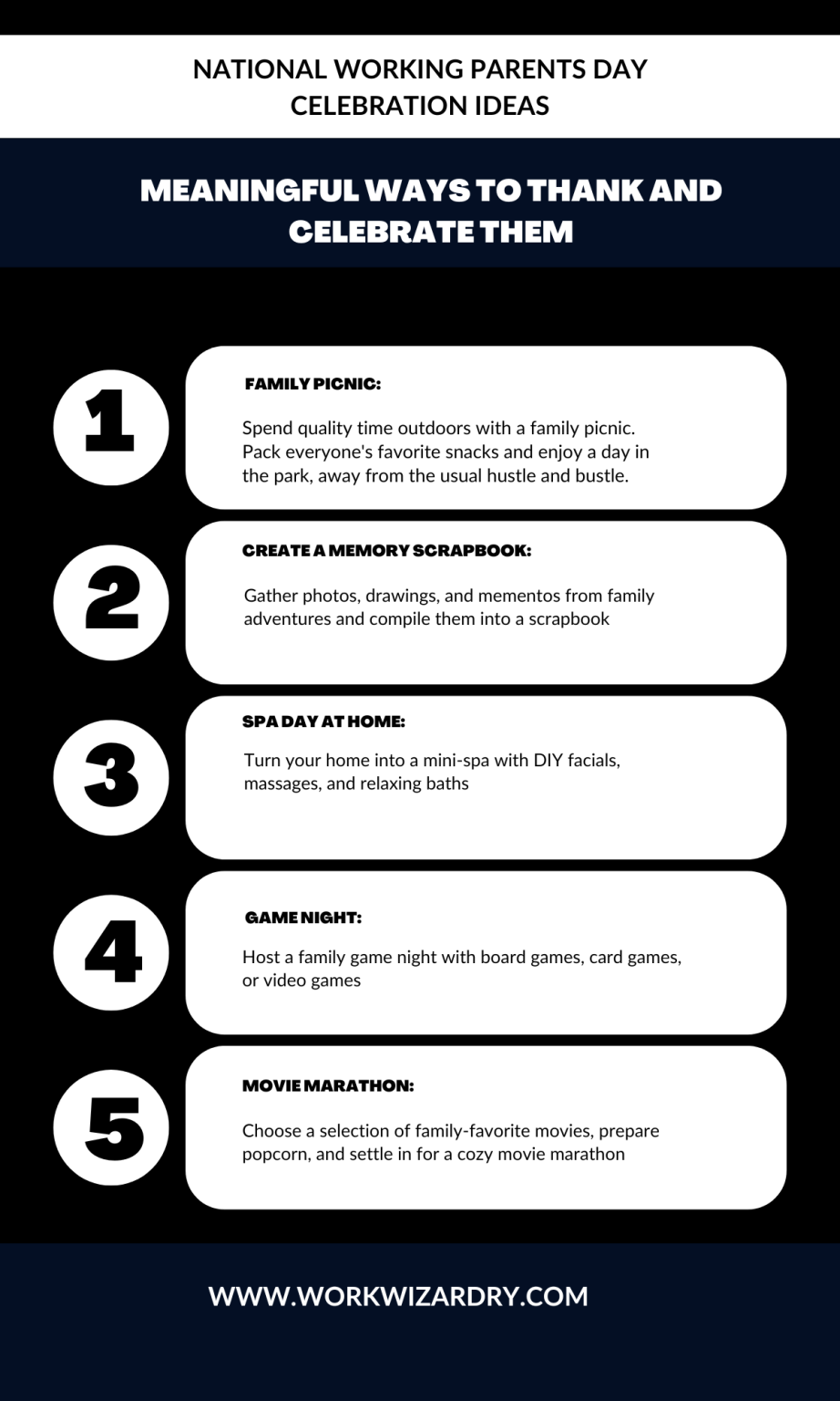 National Working Parents Day Celebration Ideas