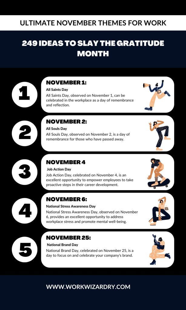 Ultimate November Themes For Work: 249 Ideas To Slay The Gratitude ...