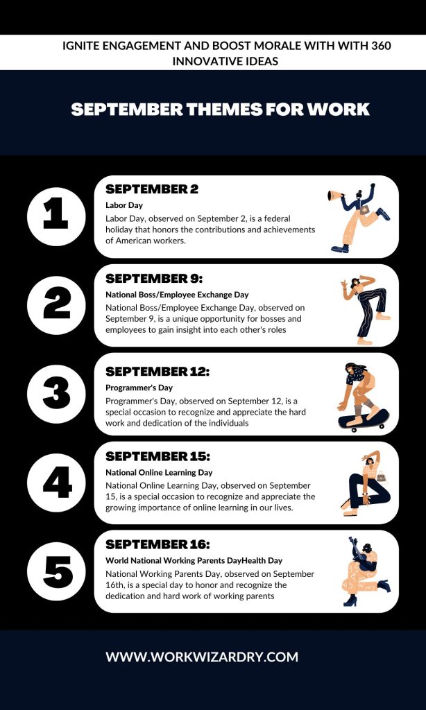 September Themes For Work: Ignite Engagement And Boost Morale With With ...